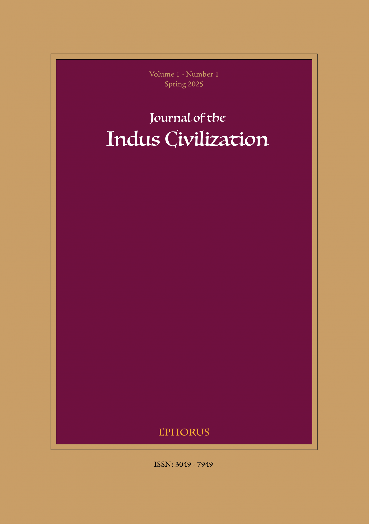 Journal of the Indus Civilization - World Heritage Books